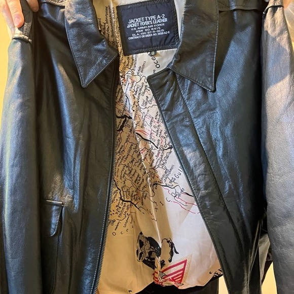 Jackets & Coats | 1958 Us Army Air Force Leather Type A2 Bomber Jacket ...
